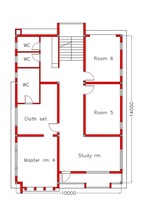 แบบบ้านโมเดิร์นทรงตึกขนาดสามชั้น ตกแต่งเรียบง่ายสบายตา 6 ห้องนอน 7