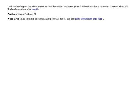 we value your feedback powerprotect dd data invulnerability architecture enhancing data