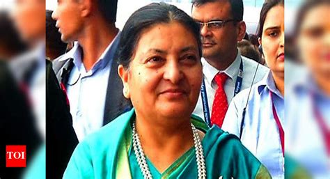 Bidya Devi Bhandari Re Elected President Of Nepal Times Of India
