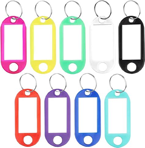 Plastic Key Ring Key Label Key Fob Writeable For Labelling Plastic Key