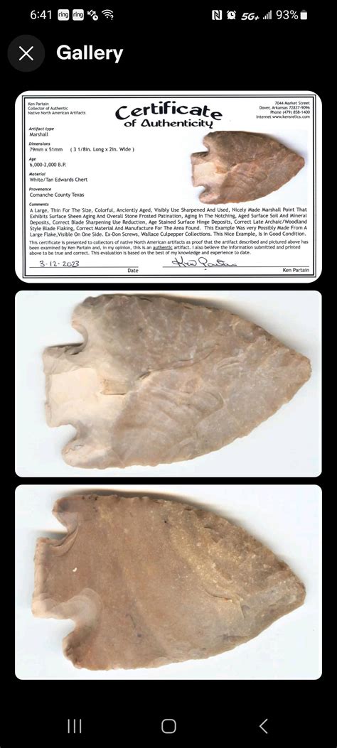 Are Ken Partain Coas Trustworthy R Arrowheads