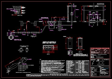 Planos De Medidor De Agua Potable En Dwg Autocad Red Provisión De Agua