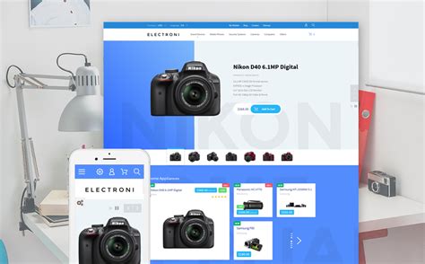 30 Stunning Electronics Ecommerce Website Templates Electronics Store