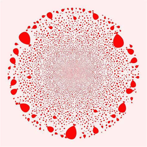 Celebration Balloon Icon Mosaic Explosion Round Cluster Stock Vector Illustration Of Round