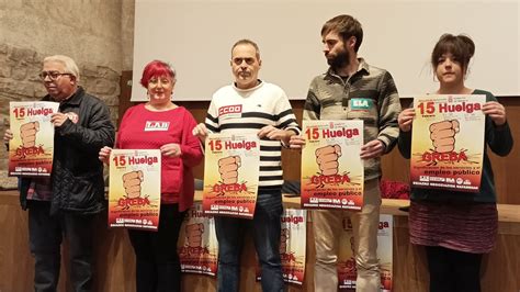 El Pce Epk Apoya La Convocatoria De Huelga En La Administración Pública