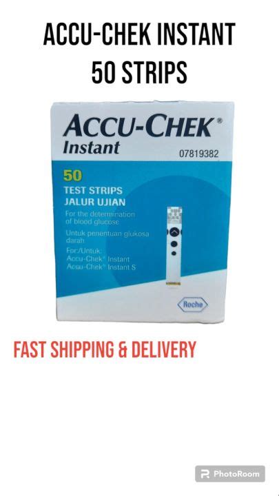 Accu Chek Instant Test Strips S Box With Long Exp July Authentic Roche