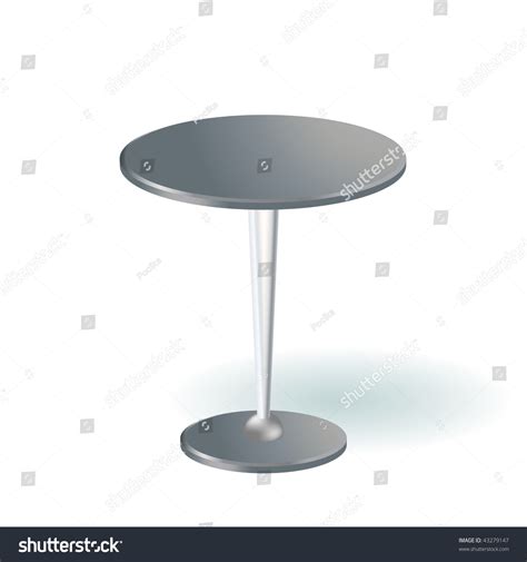 Vector Round Table Stock Vector Royalty Free 43279147 Shutterstock