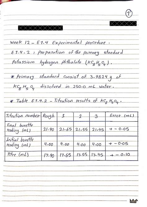 Measuring The Acidity Of Vinegar CHEM Studocu