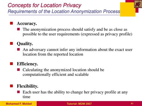 Ppt Privacy In Location Based Services State Of The Art And Research