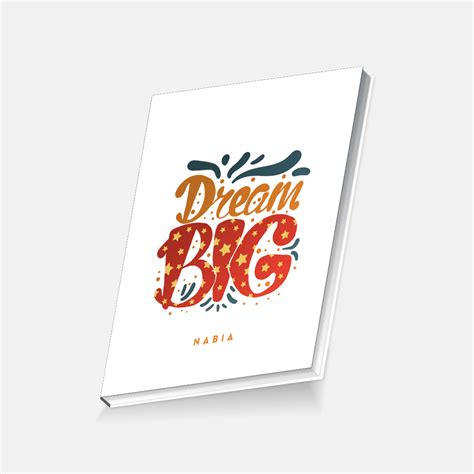Dream Big Notebook November 2024 Nabia Creates
