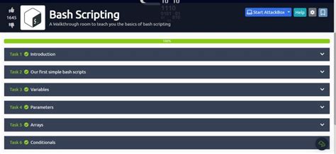 Tryhackme Cybersecurity Javascript Bashscripting Learningjourney Infosec Networking