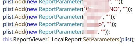 关于rdlc的一些问题reportprocessingexception One Or More Parameters Csdn博客