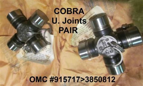 Buy Cobra Omc Pair Of Universal Joints 915717 3850812 New In Rumford