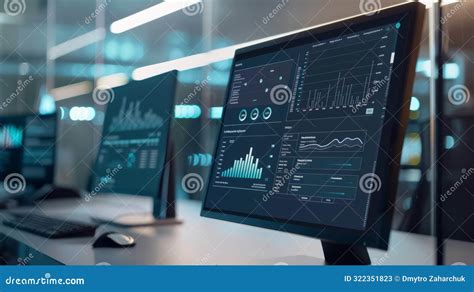 Computer Screen Displaying A Clean Intuitive Network Monitoring