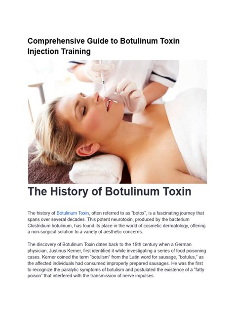 Best Botox And Dermal Filler Training And Certification In Miami Pdf