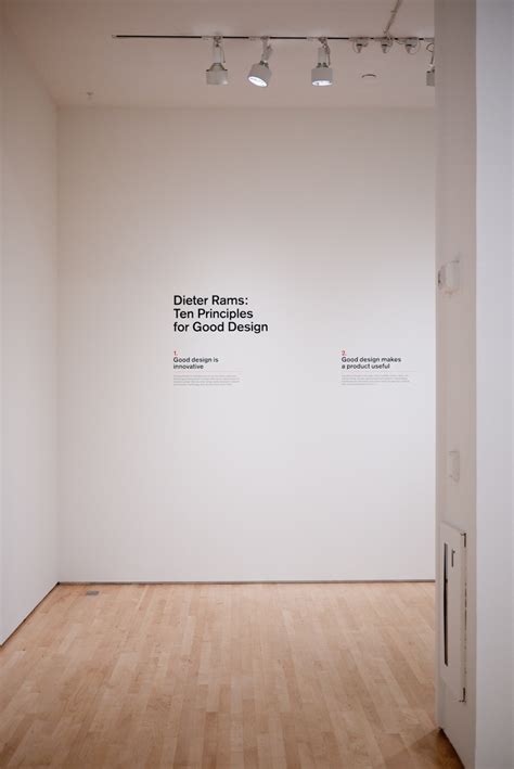 Dieter Rams Ten Principles For Good Design Wayfinding Signage