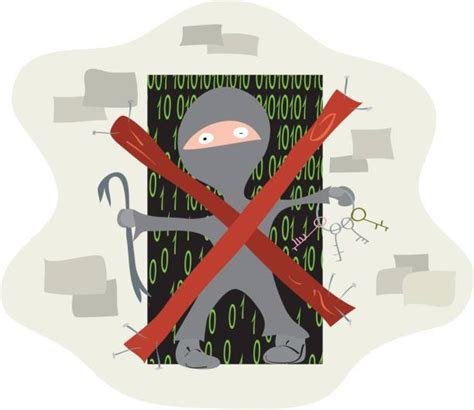 Unauthorized Software Illustrations Royalty Free Vector Graphics