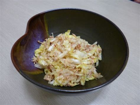 白菜とツナのおかかポン酢和え 伝えたい残したいふるさとの味 さけがわ
