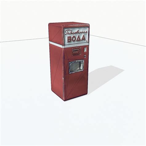 Soviet Soda Machine 3d Model 9 3ds Blend Dae Fbx Max Unknown