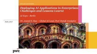 Deploying AI Applications In Enterprises PPT