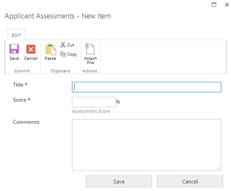 Candidate Assessment