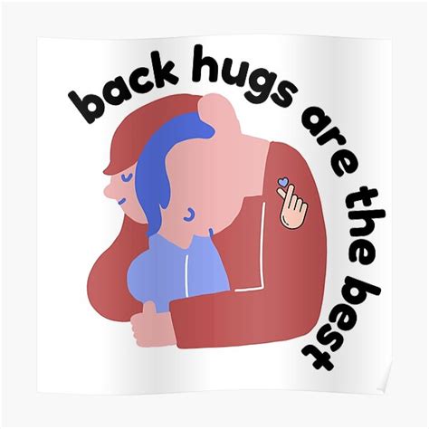 Back Hug Hugs Are Back Happiness Means A Hug Finger Heart