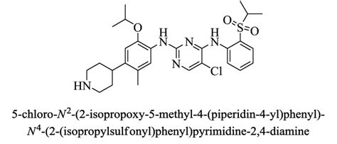 Chemical Structure Of Ceritinib A 2nd Generation Alk Inhibitor