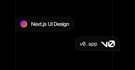 Nextjs Ui Design V0 By Vercel