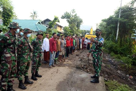 Foto Satgas Zeni Tni Ad Mulai Rekonstruksi Jembatan Putus Di Kabupaten
