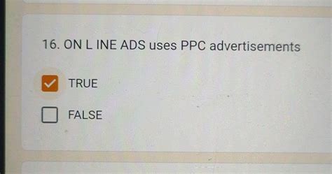 16 ON L INE ADS Uses PPC Advertisements TRUE StudyX