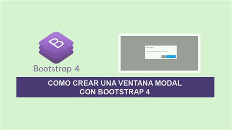 Como Crear Una Ventana Modal Con Bootstrap 4