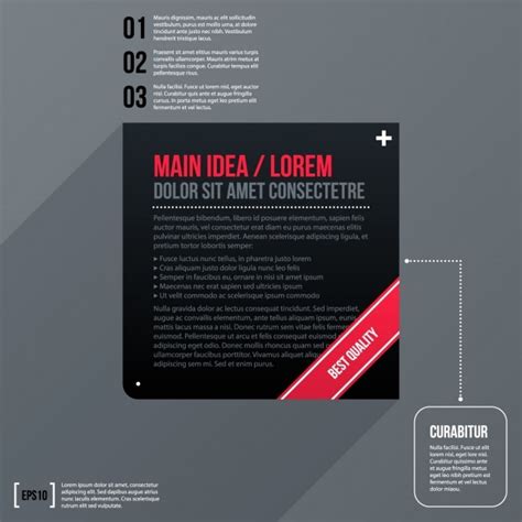 Infographic 템플릿 디자인 무료 벡터