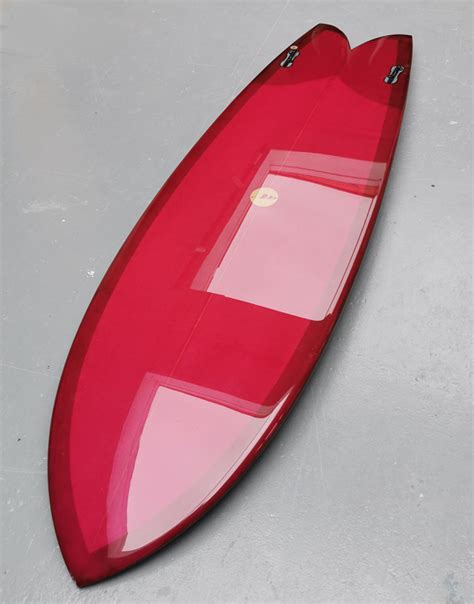 Keel Fin Ruby Red Gulfstream Surfboards
