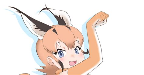けものフレンズ カラカルじゃんぷ ️ ぞうさんのイラスト Pixiv