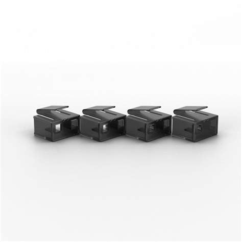 Lindy Rj 45 Port Blocker Key Pack Of 10 Blockers Black Connectors