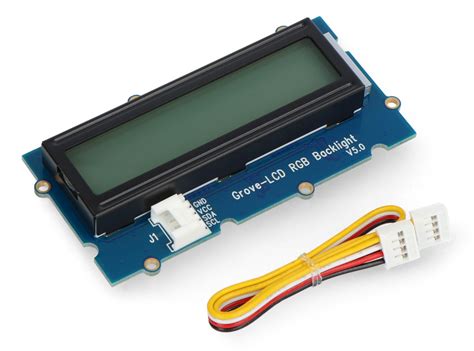 Grove Lcd 2x16 I2c Display Mit Hintergrundbeleuchtung Botland Robotikgeschäft