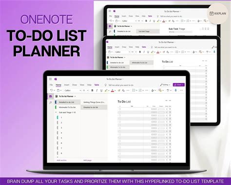 Onenote Adhd Onenote To Do List Onenote Todo List Onenote Task Tracker Onenote Adhd Onenote To Do List Onenote Todo List Onenote Task Tracker