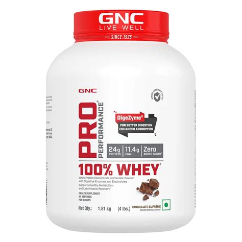 GNC Pro Performance 100 Whey Protein Powder Foodvez India