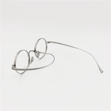 Japanese Style 9g Ultra Light Vintage Small Round Frame Silver Black