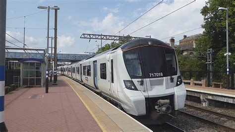 Great Northern Class 717 Leaves Alexandra Palace 2 8 24 Youtube