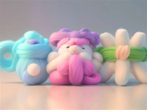 Stable Diffusion可爱毛毡效果kangkang康康 站酷zcool