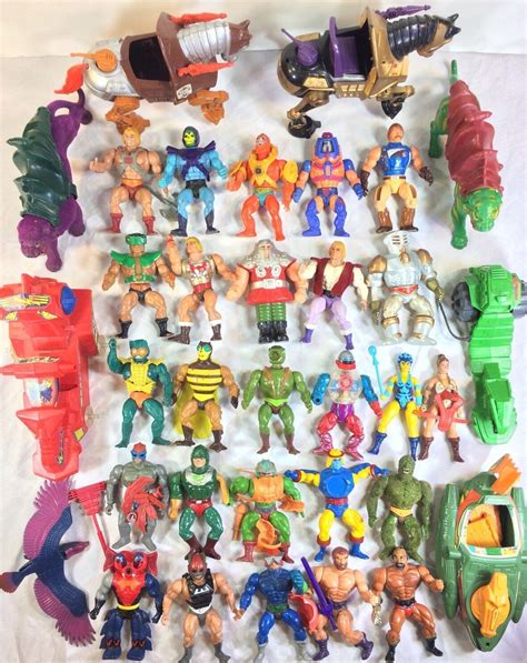 Vintage Masters Of The Universe Action Figure Lot Retro Toys Vintage