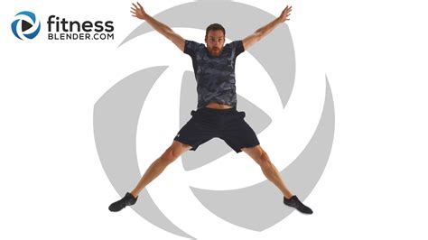 15 Minute Hiit Workout No Equipment Hiit Cardio At Home Fitness Blender