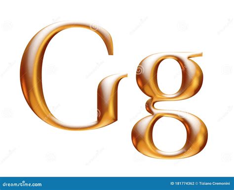 3d Letter Lowercase G