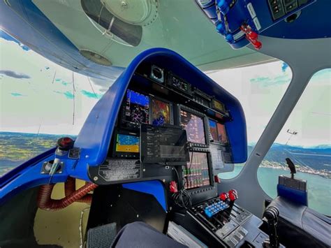 A View Of The Controls In A Zeppelin Nt Cockpit R Airship