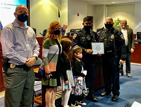 Rockwall Police Officers Honored With Certificates Of Merit Blue