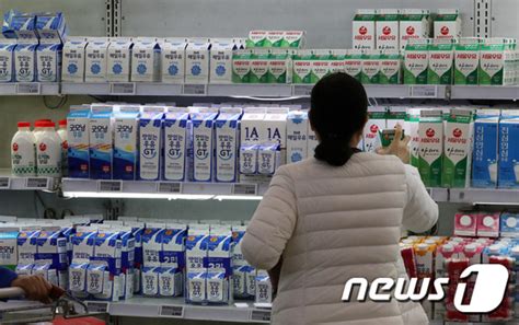흰 우유 1l당 2800원대로 가격 인상