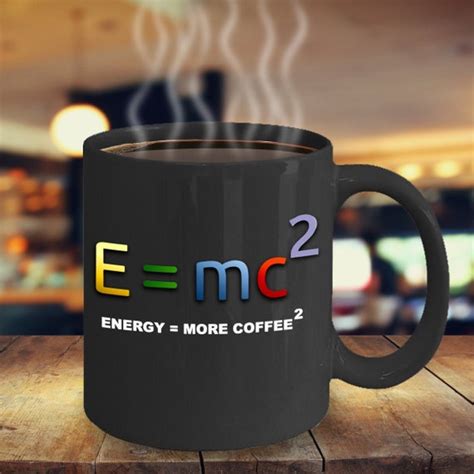 Emc2 Coffee Mug Einstein Coffee Mug Albert Einstein Coffee Etsy