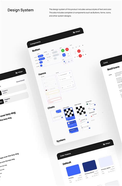 chatinc message app ui kit behance