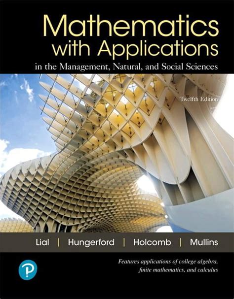 Mathematics With Applications And Mylab Math With Pearson Etext 24